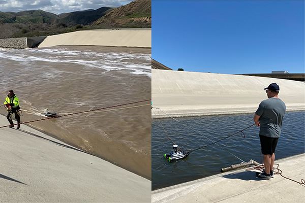 Optical Flow Proves Crucial In High Water Flow At Prado Dam